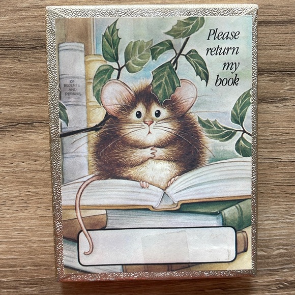 Antioch | Office | Vintage Antioch Bookplates Mouse Please Return My ...